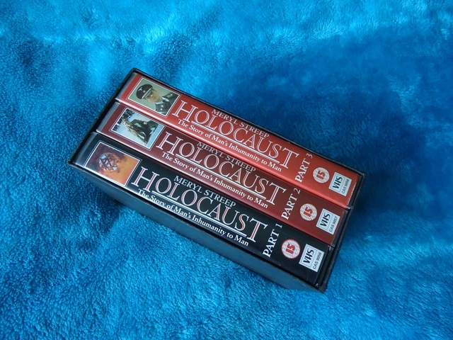 VINTAGE VHS VIDEO BOX SET ~ HOLOCAUST - MERYL STREEP ~ 3 x VHS TAPES ~ RARE £9.99 - PicClick UK