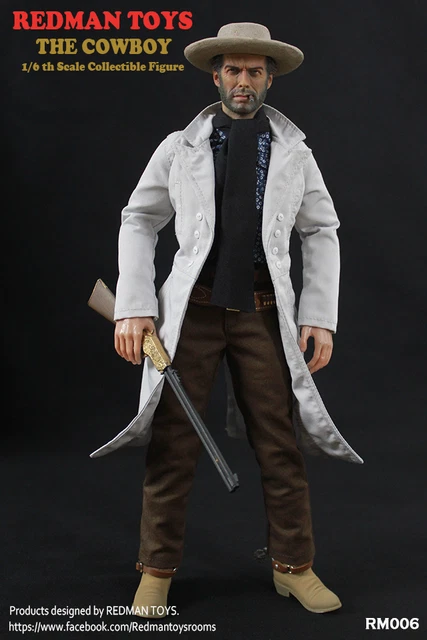 FIGURINE DE COLLECTION échelle 1/6 REDMAN TOYS Clint Eastwood COWBOY ...