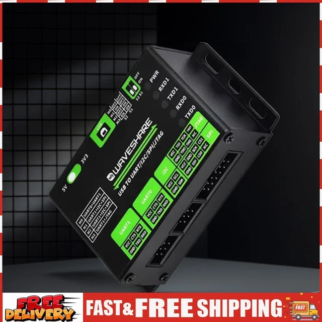 Usb To Uart I2c Spi Jtag Adapter Converter 3 3v 5v Multiple Protection Circuits £23 05 Picclick Uk