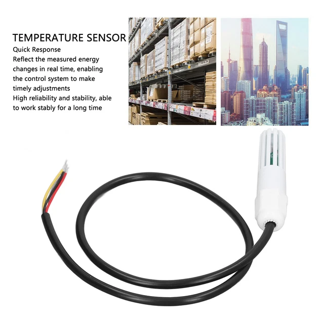 12-24VDC TEMPERATURE AND Humidity Sensor HVAC Ventilation Ducts ...