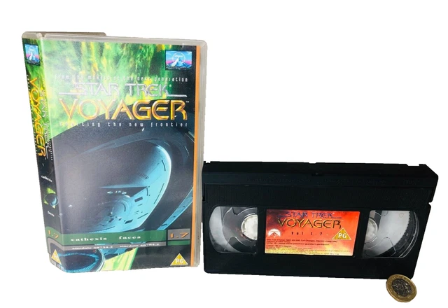VHS VIDEO TAPE Star Trek Voyager Volume 1-7 OLD MOULDY Vintage ra £10. ...