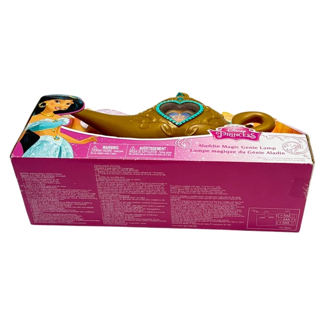 JAKKS PACIFIC ALLADIN Magic Genie Lamp Toy Jasmine 2015 New in box $50. ...