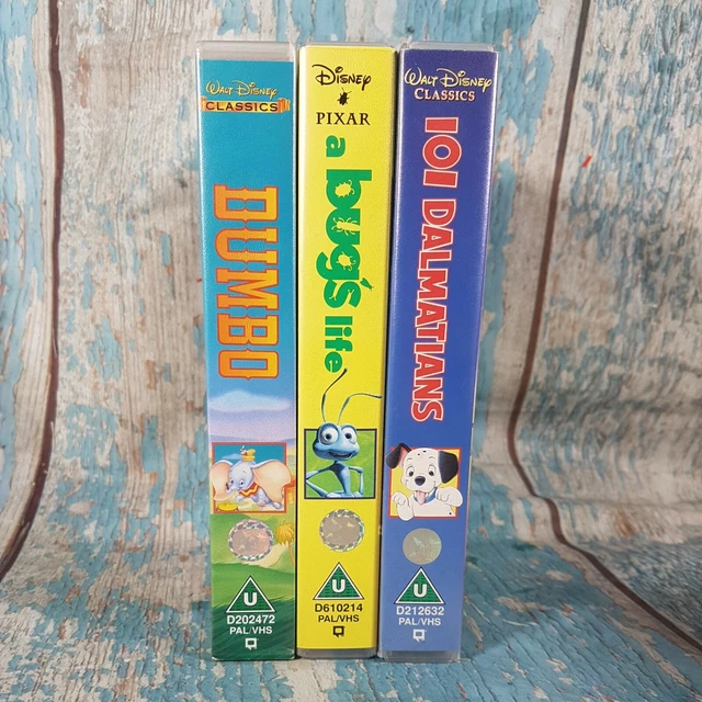 WALT DISNEY CLASSICS VHS Bundle x Dumbo, 101 dalmations, bugs life EUR ...