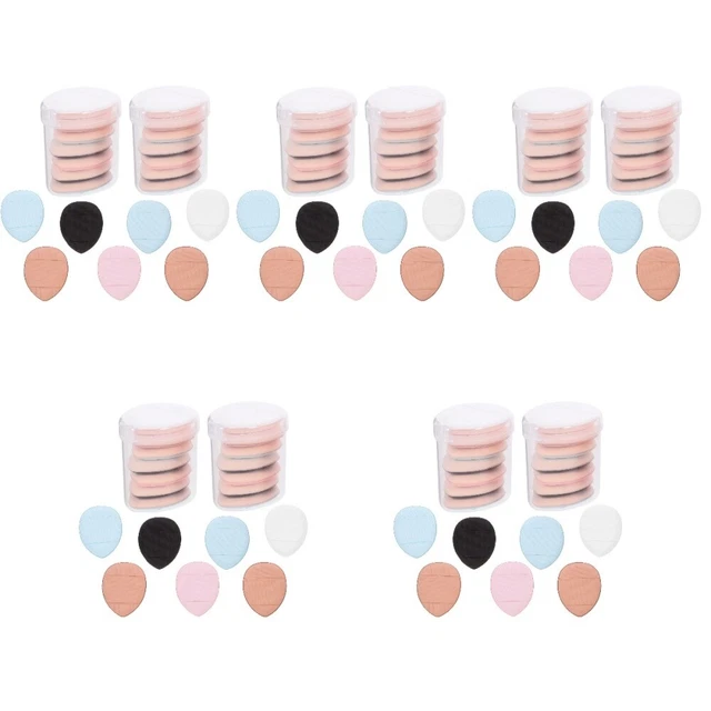 15 BOXES UNDER Eye Powder Puff Face Triangle Foundation Makeup £16.85 ...