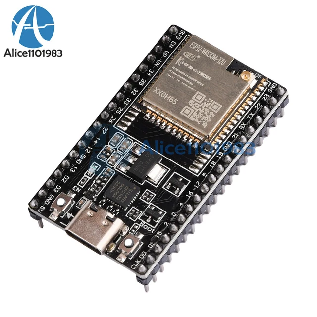 ESP32-DEVKITC KERNPLATINE USB C ESP32-WROVER ESP32-WROOM-32D/U Entwicklungsmuschel EUR 6,07 ...