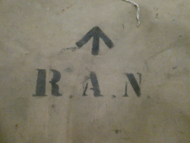 RAN ROYAL AUSTRALIAN Navy Ww2 Army Kit Bag Hmas Lonsdale N.gerrard L.g ...