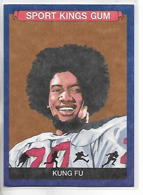 2024 SPORT KINGS Volume 5 Billy Sims "Kung Fu" surnom bleu carte ...