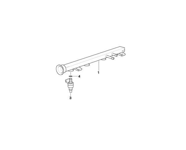 BMW GENUINE FUEL Injection Valve Injector E36 Replacement Spare ...