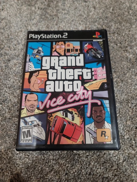 GRAND THEFT AUTO: Vice City Sony PlayStation 2 (PS2) No Manual Tested ...
