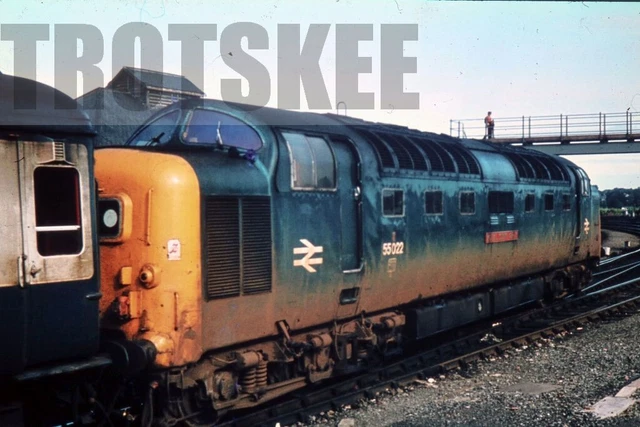 35MM SLIDE BR British Rail Diesel Loco Class 55 55022 1984 Original £3. ...