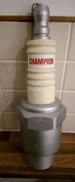 VERY RARE PLASTIC Giant Advertising Champion Spark Plug plus Champion ...