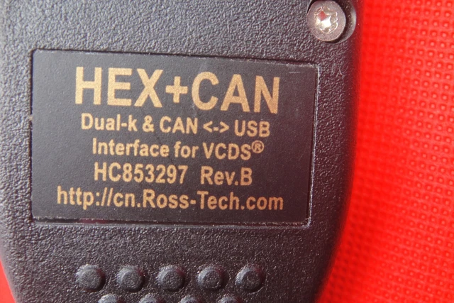 ROSS-TECH CABLE HEX+CAN USB Scanner VCDS VW Audi RossTech NO accessory ...