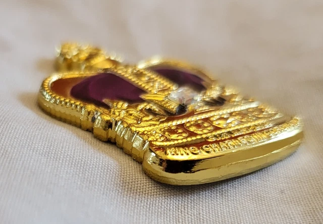 KING CHARLES III Coronation Gold Coin Signed Royal Family Queen Camila ...