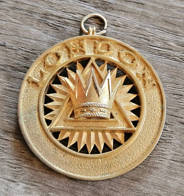 PAST LONDON GRAND Chapter Rank masonic collar jewel, Silver Hallmarked ...