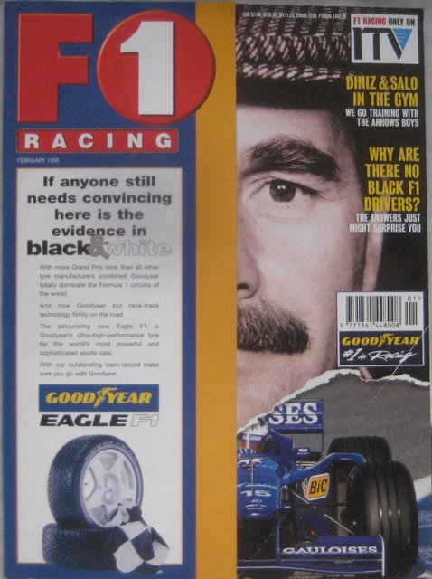 F1 RACING MAGAZINE February 1998 Issue 24 £5.99 - PicClick UK