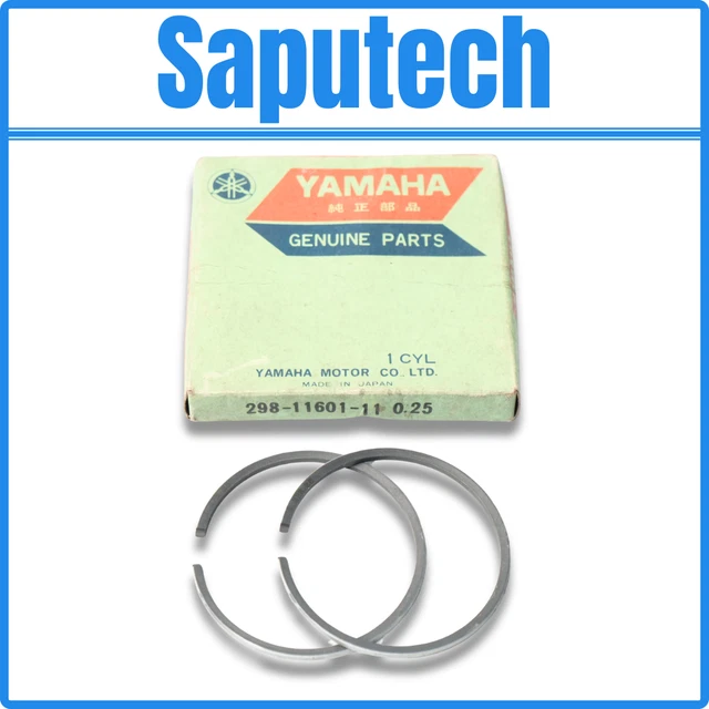 YAMAHA V70 U7E BW80 PW80 YZINGER Piston Ring Oversize 0.25 Genuine 298 ...