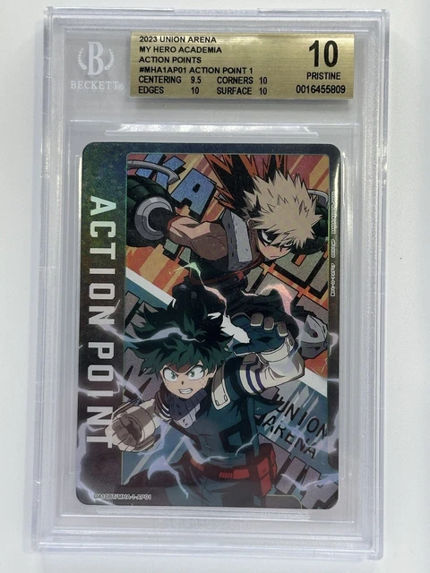 POINT D'ACTION MY Hero Academia Union Arena AP01 GRADED BGS 10 UA10BT/MHA-1-AP01 EUR 111,26 ...