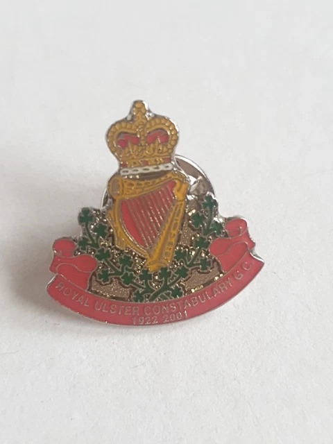 ROYAL ULSTER CONSTABULARY RUC G.C. Police Pin Badge PSNI £2.50 ...