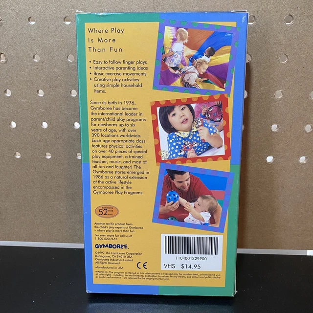 GYMBOREE - PLAY With a Purpose (VHS) - Rare $68.31 - PicClick CA
