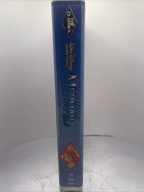 DISNEY VHS BLACK Diamond 1989 Little Mermaid BANNED Cover Rare ...