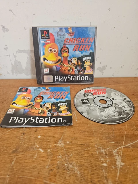 CHICKEN RUN - Sony PS1 Playstation 1 On Psone Game PAL Black Label ...