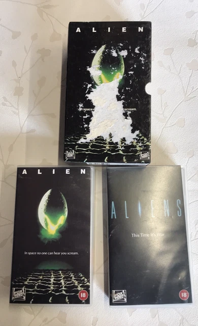 ALIEN/ALIENS VERY RARE Vhs Video Boxset 1992 Fox Video £9.99 - PicClick UK