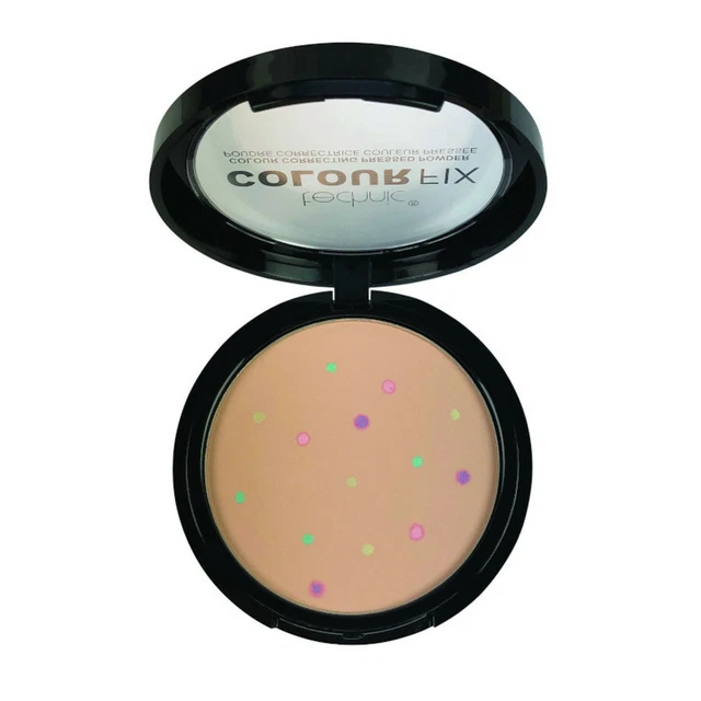 TECHNIC COLOUR FIX Correcting Pressed Face Powder Translucent Flawless ...