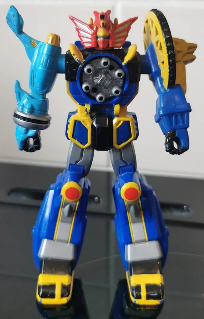 POWER RANGERS NINJA Storm Mini Megazord 6" Figure 2002 Bandai £12.99 ...