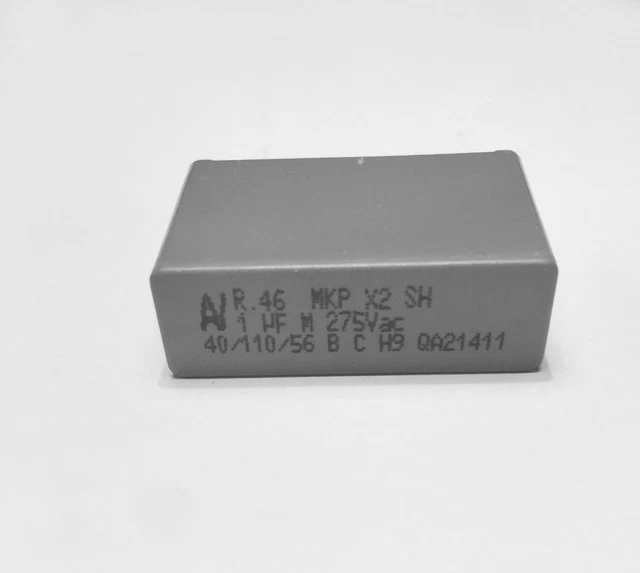 1ΜF 275V MKP x2 sh r.46 K 275vac 1uf, 1 µf, 1000nf, condensateur Pas ...