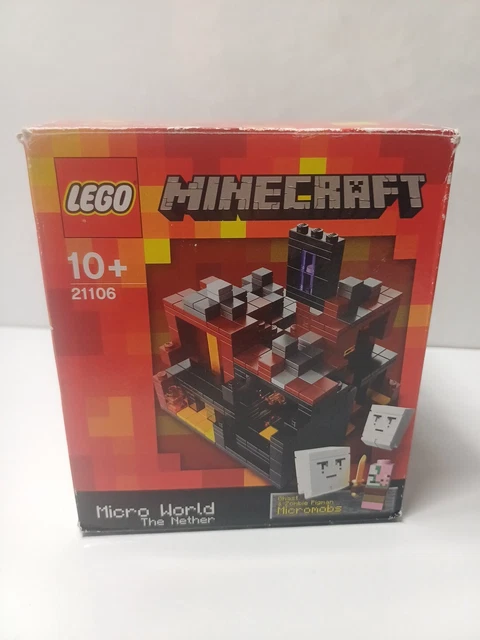 LEGO MINECRAFT: THE Nether (21106) Micro World 100% Complete in ...