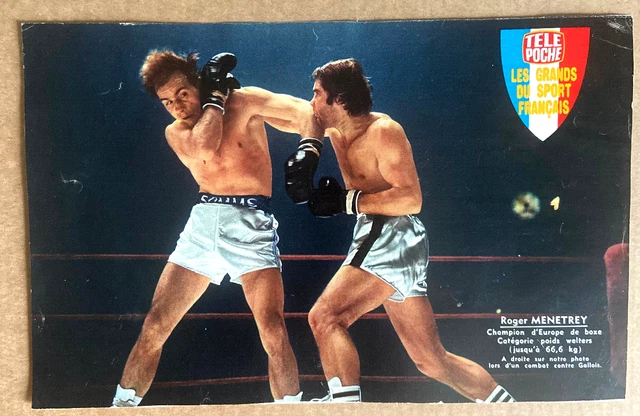 COLLECTION TELE POCHE Grand Sport Francais Roger Menetrey Boxe Boxing ...