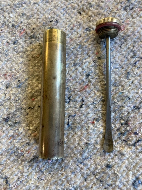 MILITARY GUN OILER. Brass oiler. £9.00 - PicClick UK