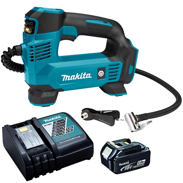 MAKITA DMP180Z LXT 18V Inflator Pump with 1 x 5.0Ah Battery & Charger £ ...
