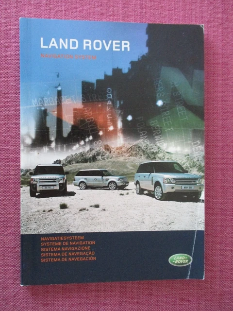 LAND ROVER DISCOVERY 3 Range Rover - Sat Nav Navigation Owners Guide ...