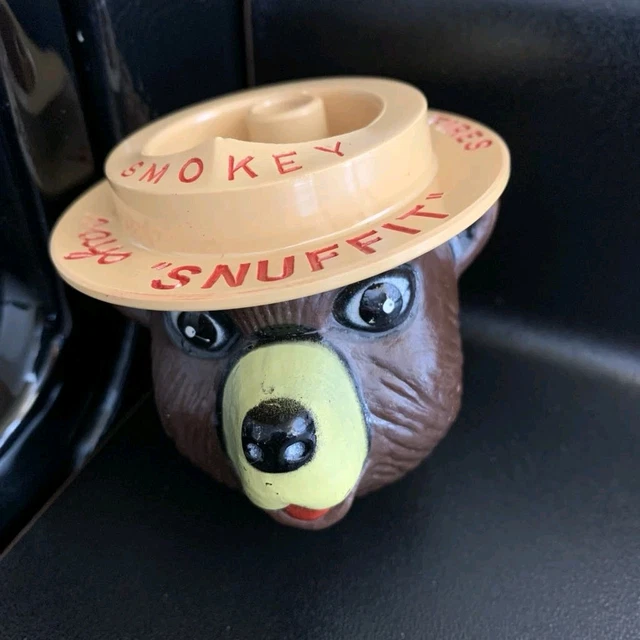 VINTAGE 1960'S SMOKEY the Bear Snuffit Cigarette Ashtray Snuffer Car ...