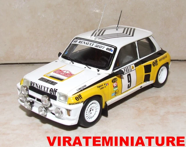 RENAULT 5 TURBO 7° Rallye Monte Carlo 1983 Jean Ragnotti Spark S6025 1/ ...