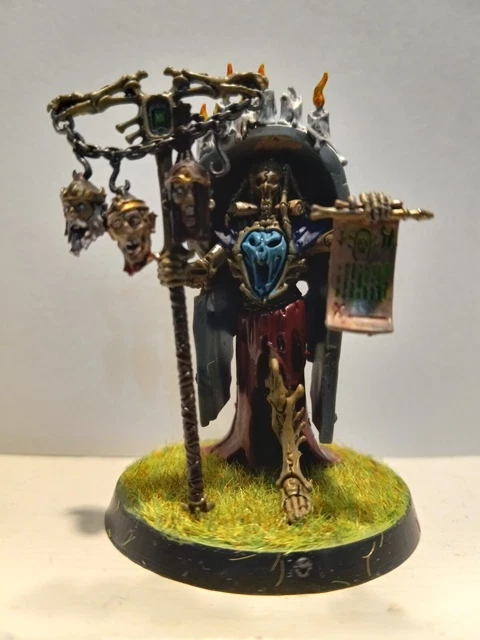 VOKMORTIAN MASTER OF the Bone-Tithe Warhammer AOS Ossiarch Bonereapers ...