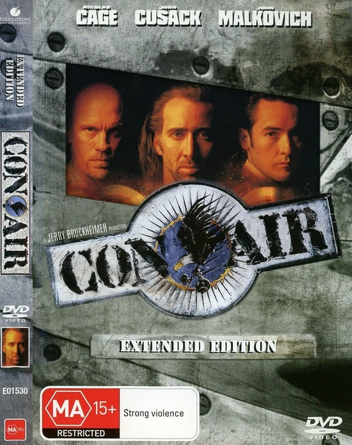 CON AIR DVD (Region 4) VGC Extended Edition Nicolas Cage $6.95 ...