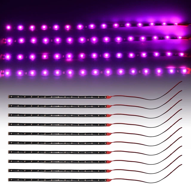 BANDE DE CAMION moteur violet tanche 12V 30CM15 DEL longue dur e EUR 10,97 - PicClick FR