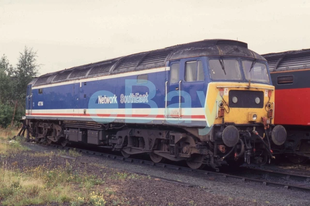 35MM RAILWAY SLIDE of Class 47 47714 @ Holbeck Copyright to Buyer £4.99 ...