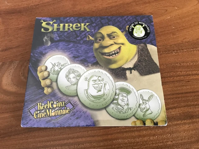 SHREK COIN COLLECTION 2001 Medallion Royal Canadian Mint Reel Coinz ...