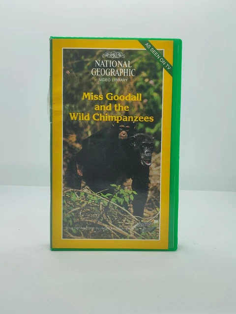 NATIONAL GEOGRAPHIC: MISS Goodall On And The Wild Chimpanzees On VHS ...