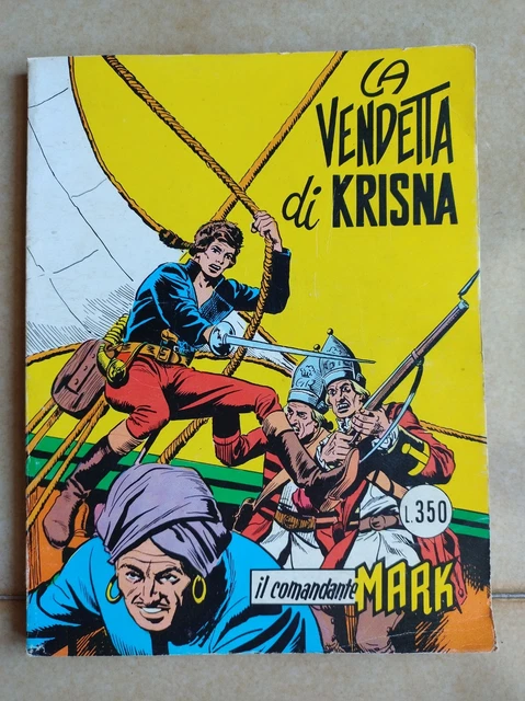 IL COMANDANTE MARK n. 38 - La vendetta di Krisna - Ed. Araldo - 1975 ...