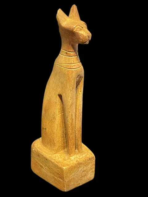 ANCIENT EGYPTIAN CAT STATUE DEPICTING THE GOD BASTET - 664-332bc (100 ...