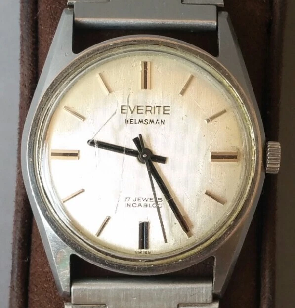VINTAGE EVERITE HELMSMAN Mens Watch - Quality British Running £89.12 ...