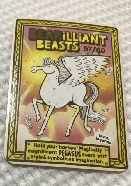 YOYO BEAR CARDS Bearilliant Beasts - Pegasus 57/60 RARE £1.50 - PicClick UK