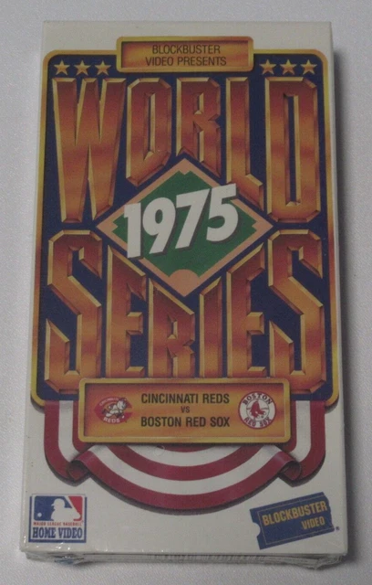 SEALED 1975 WORLD Series VHS Video Tape Cincinnati Reds vs Boston Red ...
