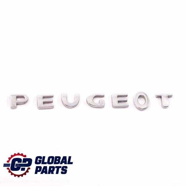 PEUGEOT 207 EMBLÈME coffre arrière hayon Badge Logo Lettering Adhered ...