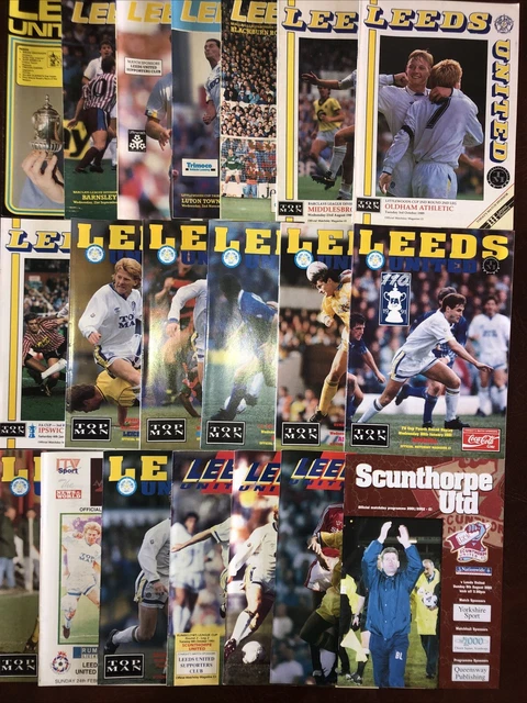 COLLECTION OF LEEDS United Football Programmes £6.96 - PicClick UK