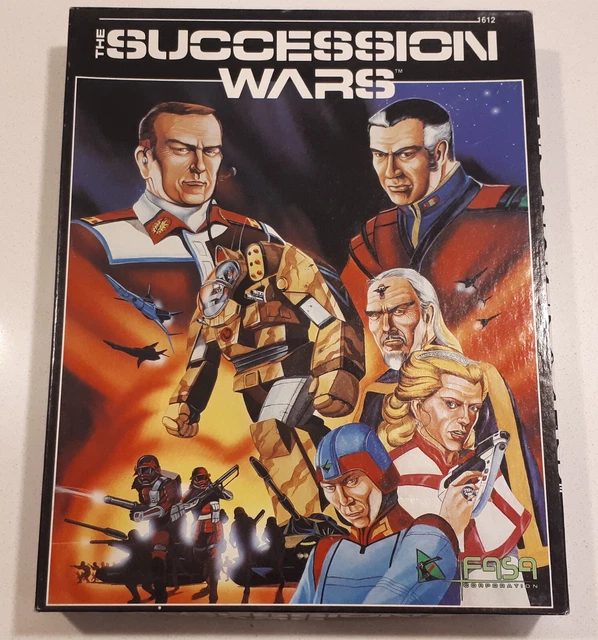 BATTLETECH THE SUCCESSION Wars Box Set Unpunched Unused Excellent 1612 ...